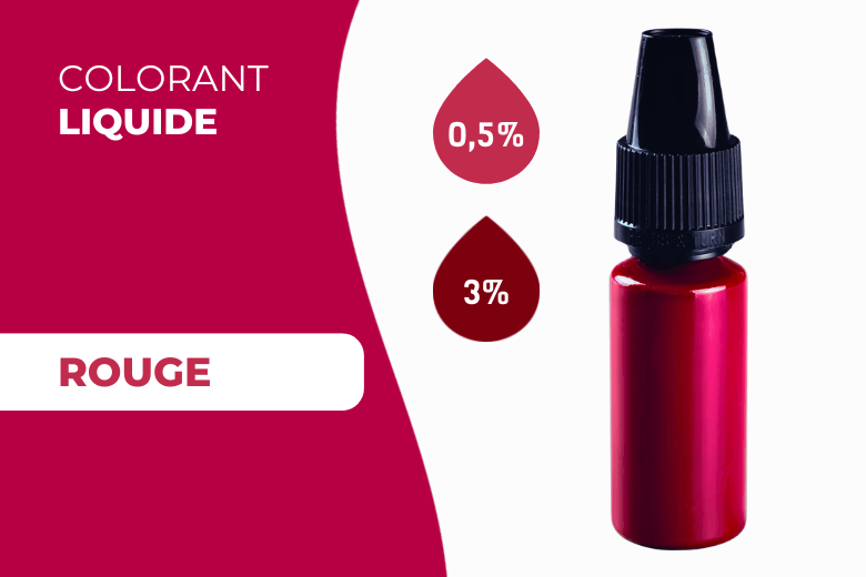Colorant Liquide Rouge pour Bougies et Fondants parfumés